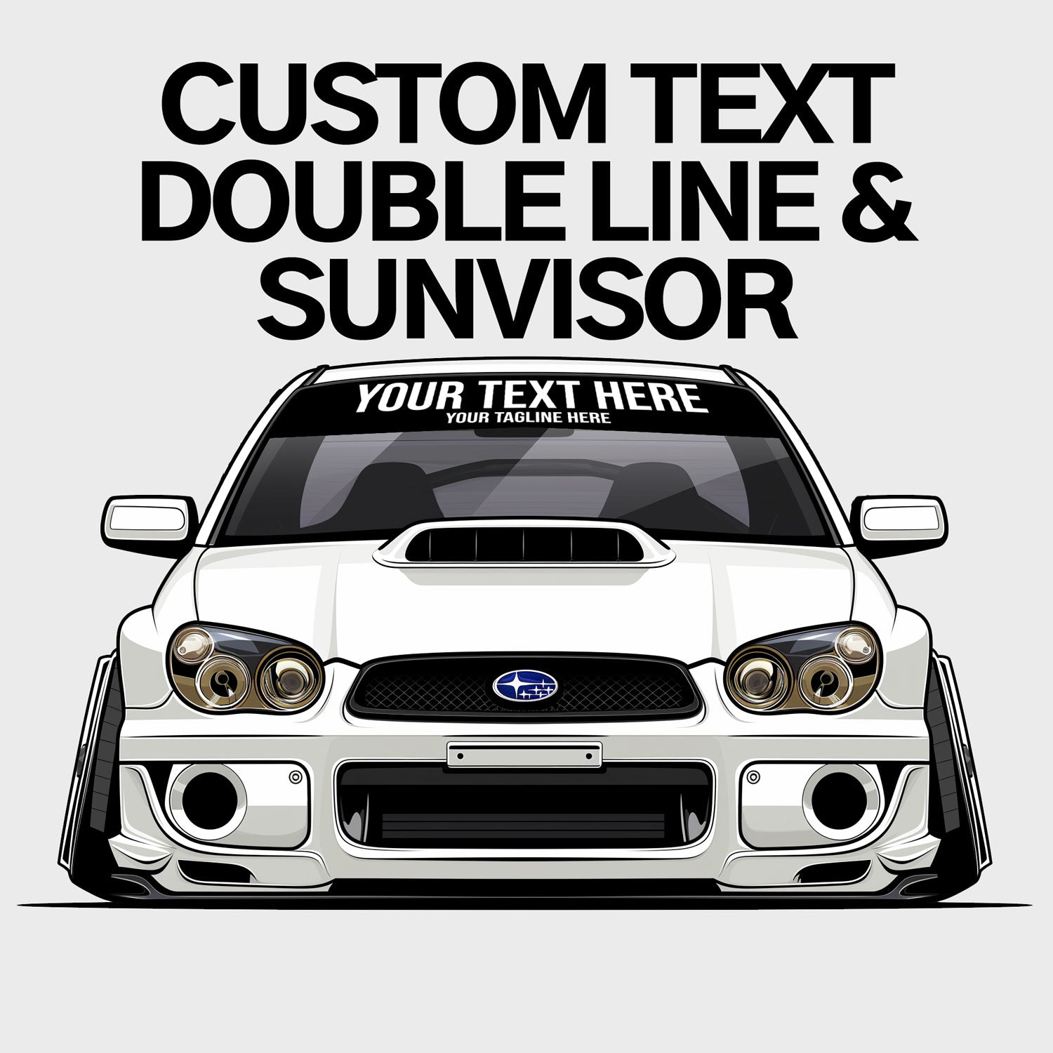 Custom Car Windshield Banner | IVD Vinyl Co
