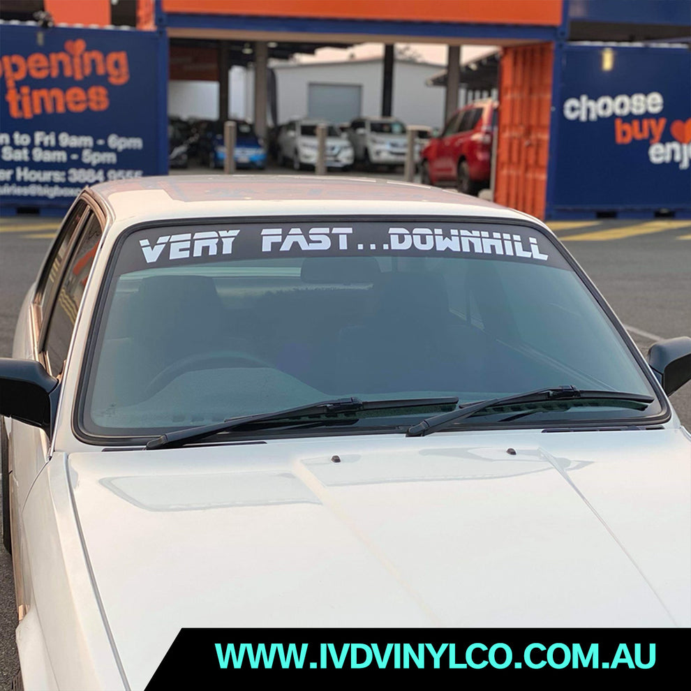 Custom Car Windshield Banner | IVD Vinyl Co