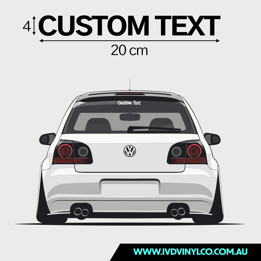 Custom Car Stickers & Decals – IVD Vinyl Co Australia