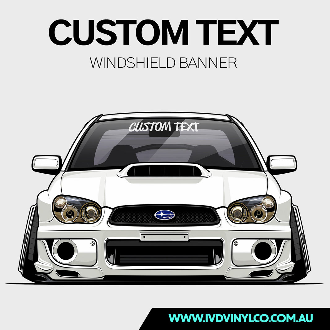 Text Stickers | Buy Custom Text Stickers Online - IVD Vinyl Co