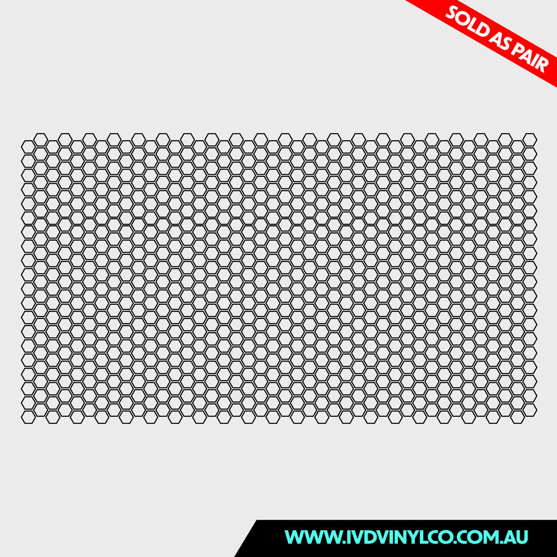 Hexagon Pattern Quarter Window Stickers – IVD Vinyl Co