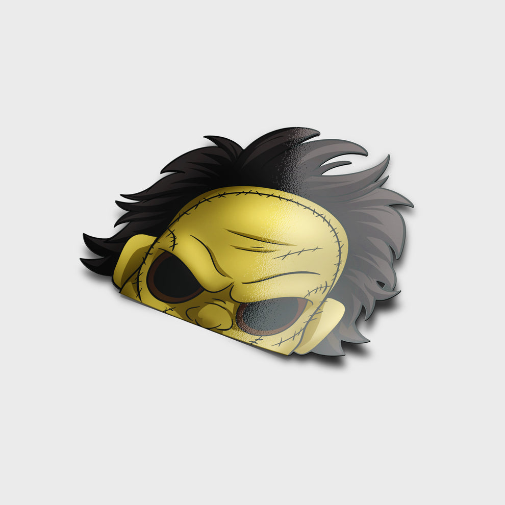 Leatherface Car Peeker Sticker – IVD Vinyl Co