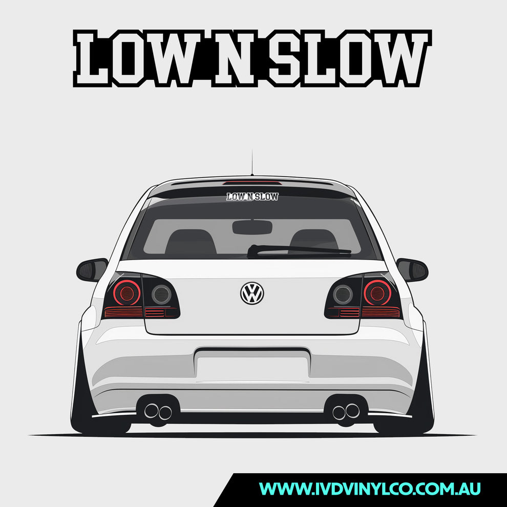 Low N Slow - Sticker – IVD Vinyl Co