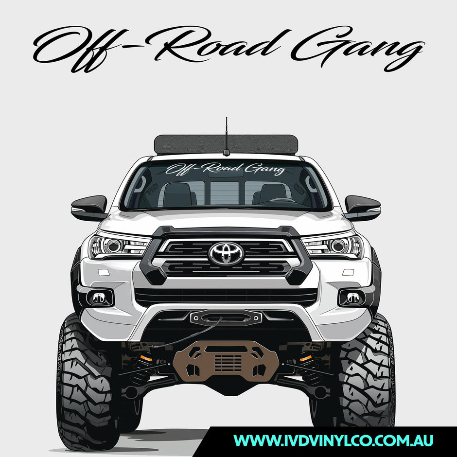 4x4 Stickers & Decals | Buy 4x4 Stickers in Australia – IVD Vinyl Co