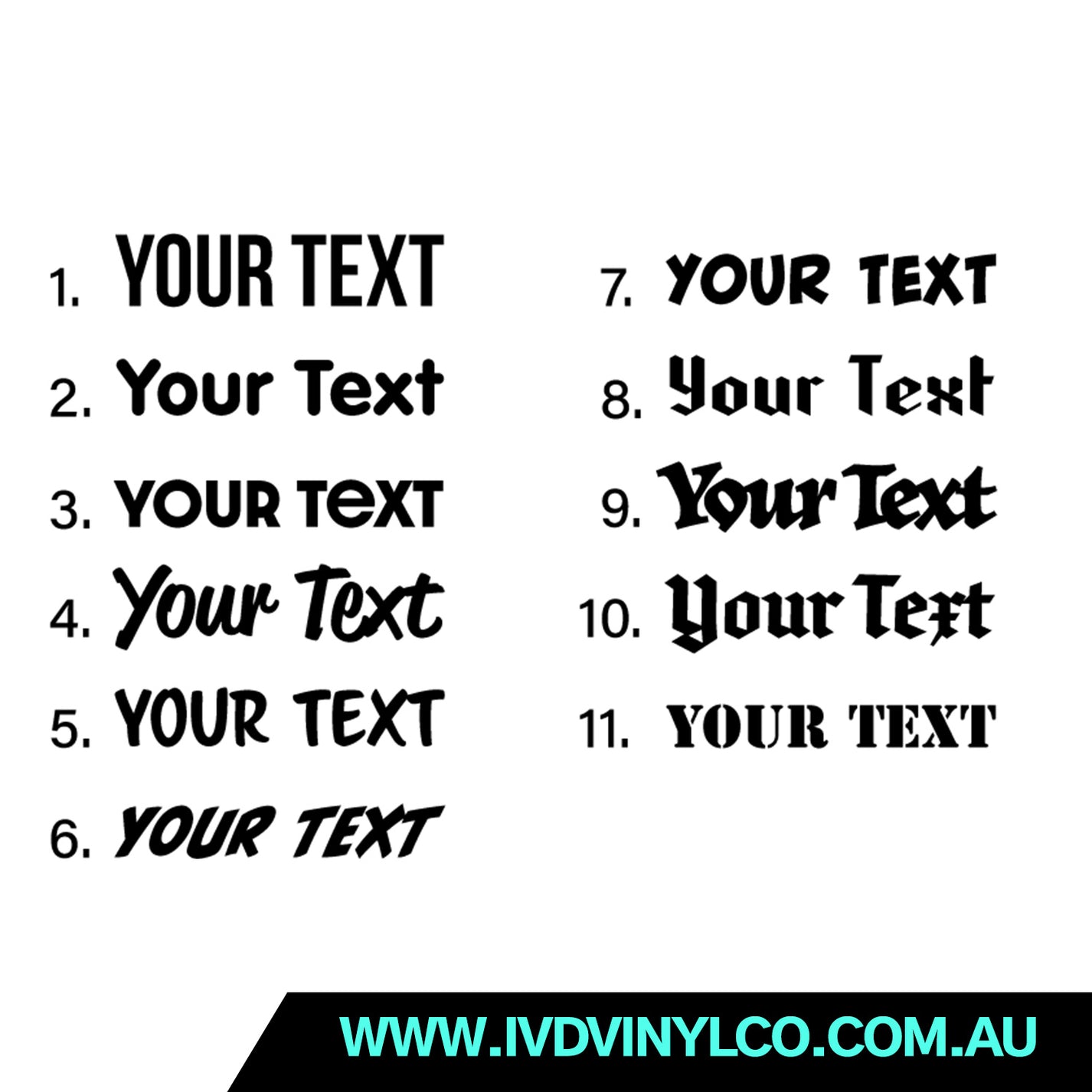 Custom Reverse Cut Drop Text Windshield Banner – IVD Vinyl Co
