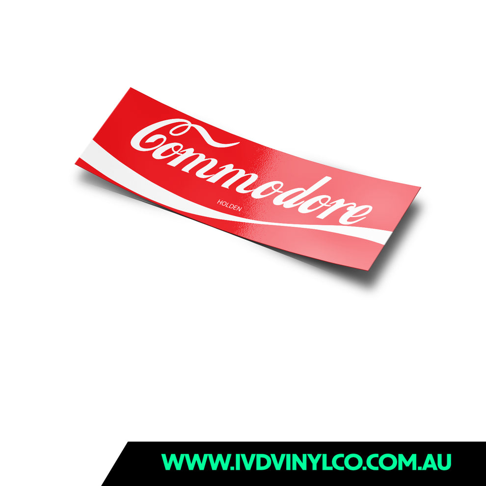 Holden Commodore Coke Style Slap Sticker – IVD Vinyl Co