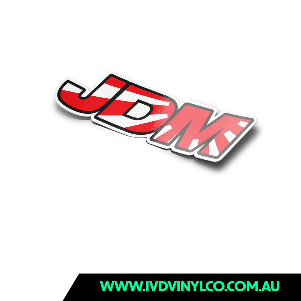 JDM Flag - Sticker – IVD Vinyl Co