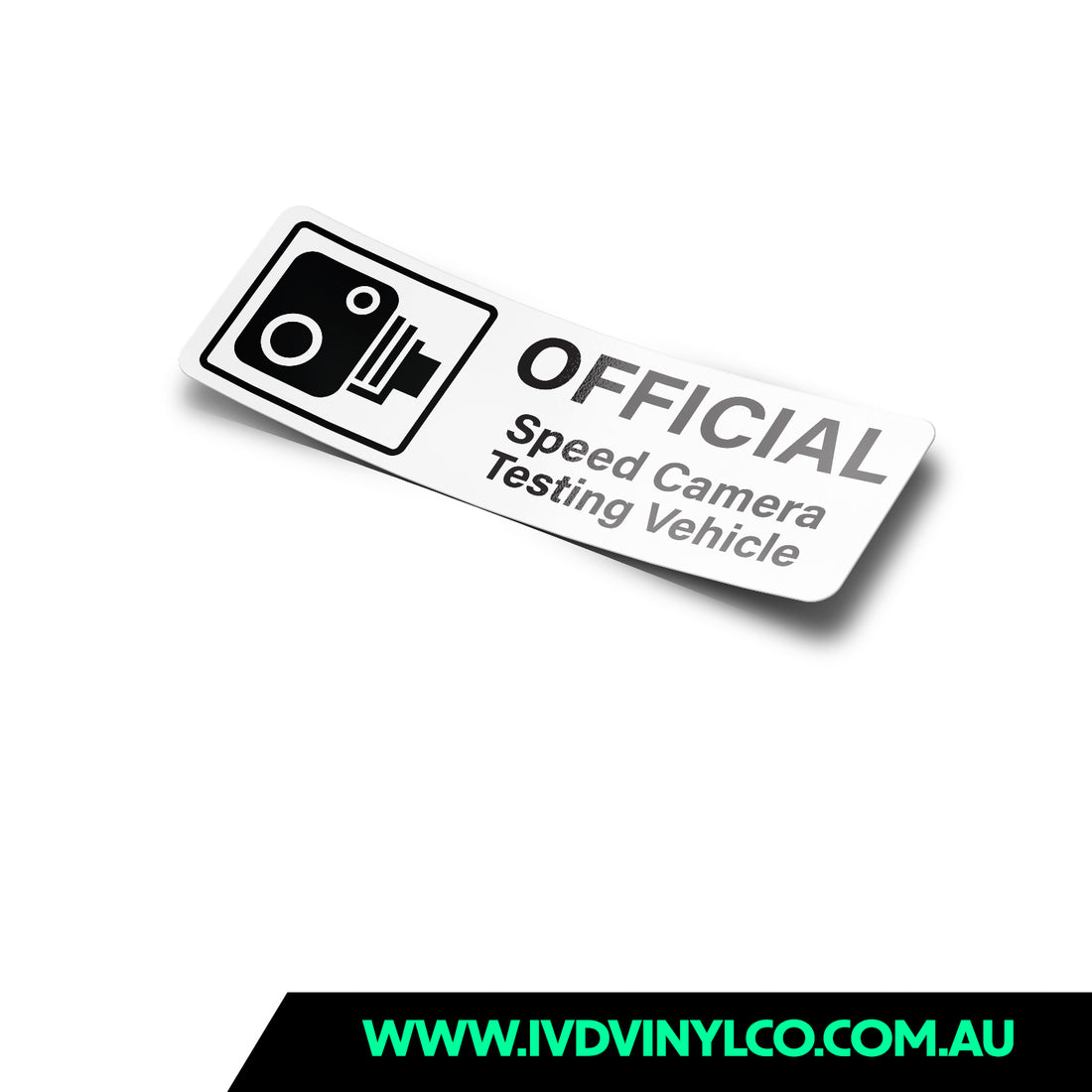 Official Speed Camera Testing Vehicle – IVD Vinyl Co