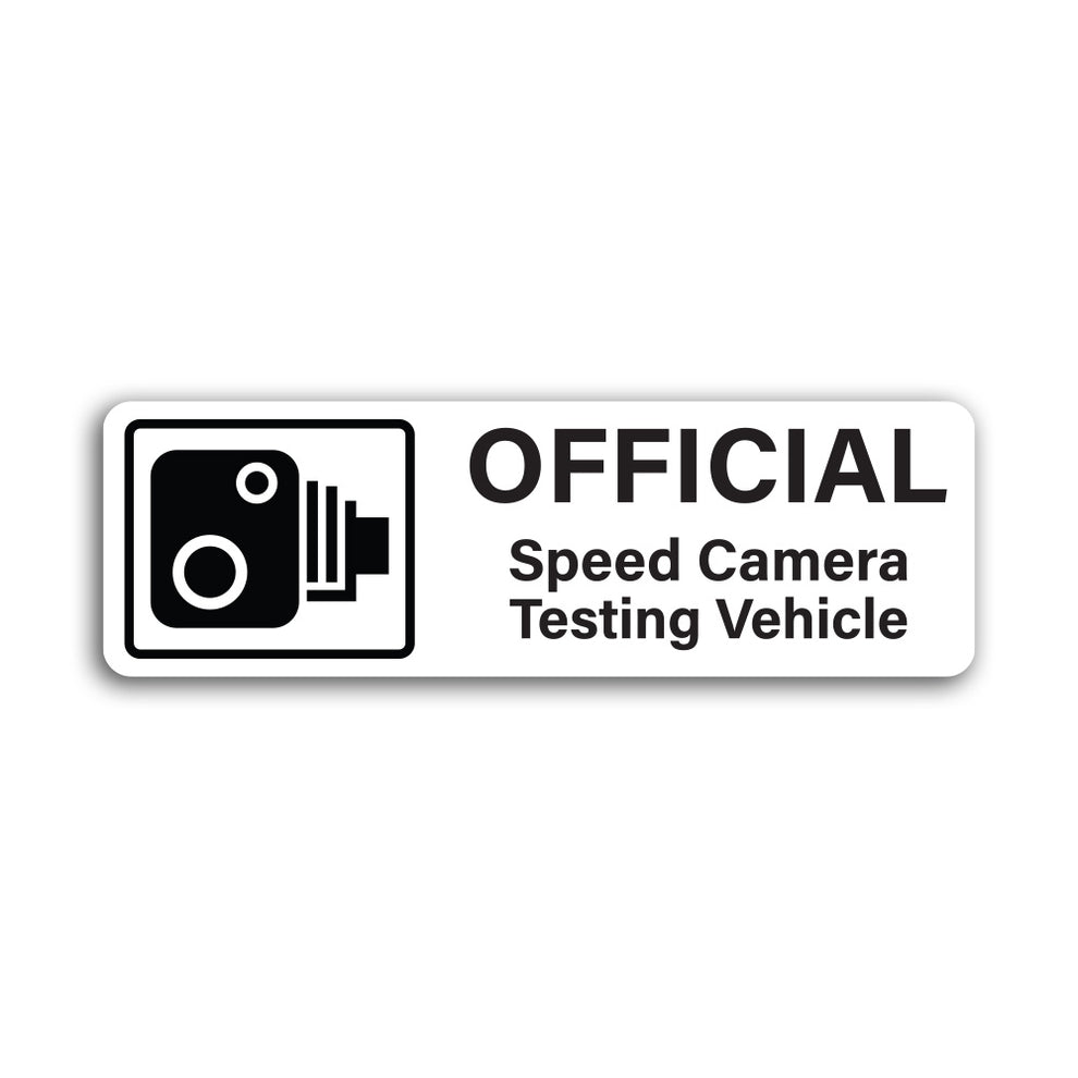 Official Speed Camera Testing Vehicle – IVD Vinyl Co